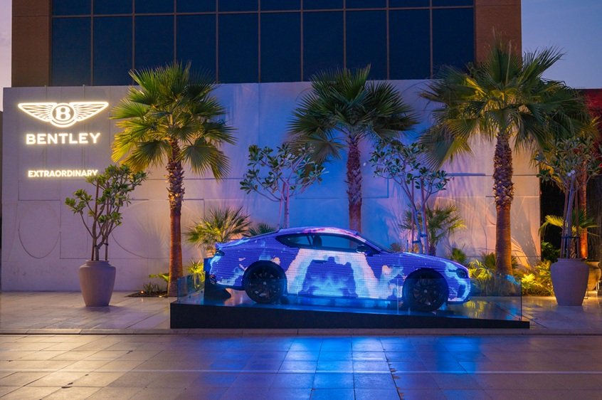 Bentley’s AI Art Car Now Lights Up Dubai Beach! - ICONIC Episode